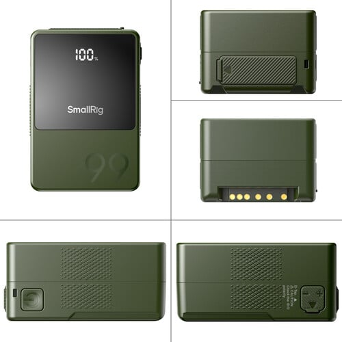 SmallRig 4930 VB99 mini V Mount Battery 迷你電池 (綠色) 電池 / 充電器
