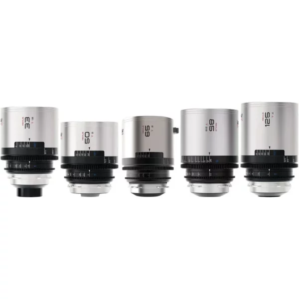Blazar Lens Remus 1.5x Full Frame Anamorphic 35/50/65/85/125mm 5 Lens Set 變形鏡頭套裝 (PL卡口 / 銀色) 變形 ...